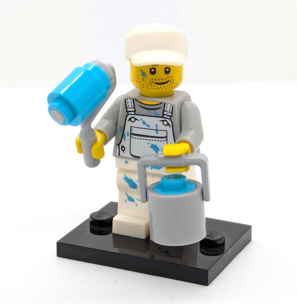LEGO Series 10 CMF 71001 Minifigure - Painter Decorator Overalls DIY H