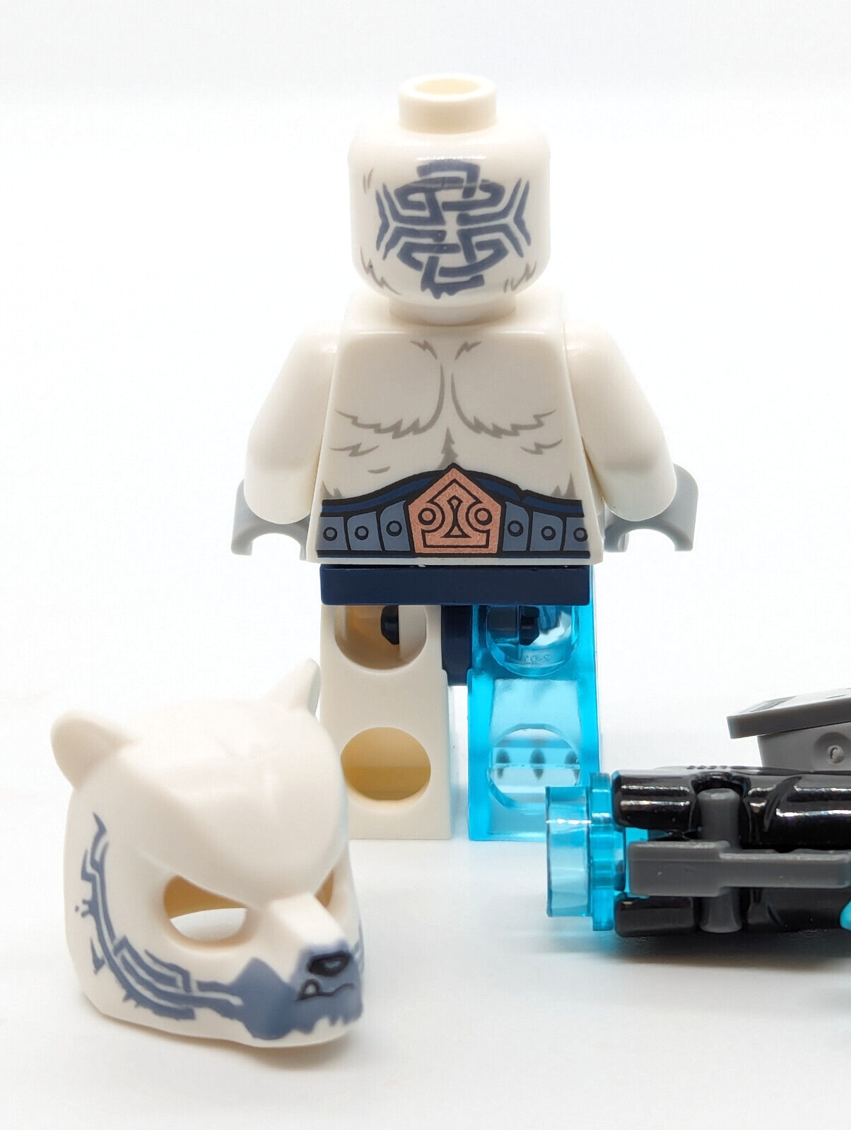 Lego Chima Minifigure Iceklaw (loc154) Freeze Cannon Ice Bear Tribe 70