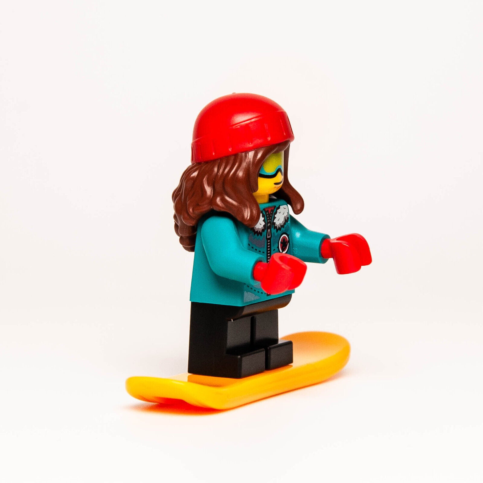 New LEGO BAM Q1 2024 Minifigure - Winter Snowboard Girl Kid Athlete Sp