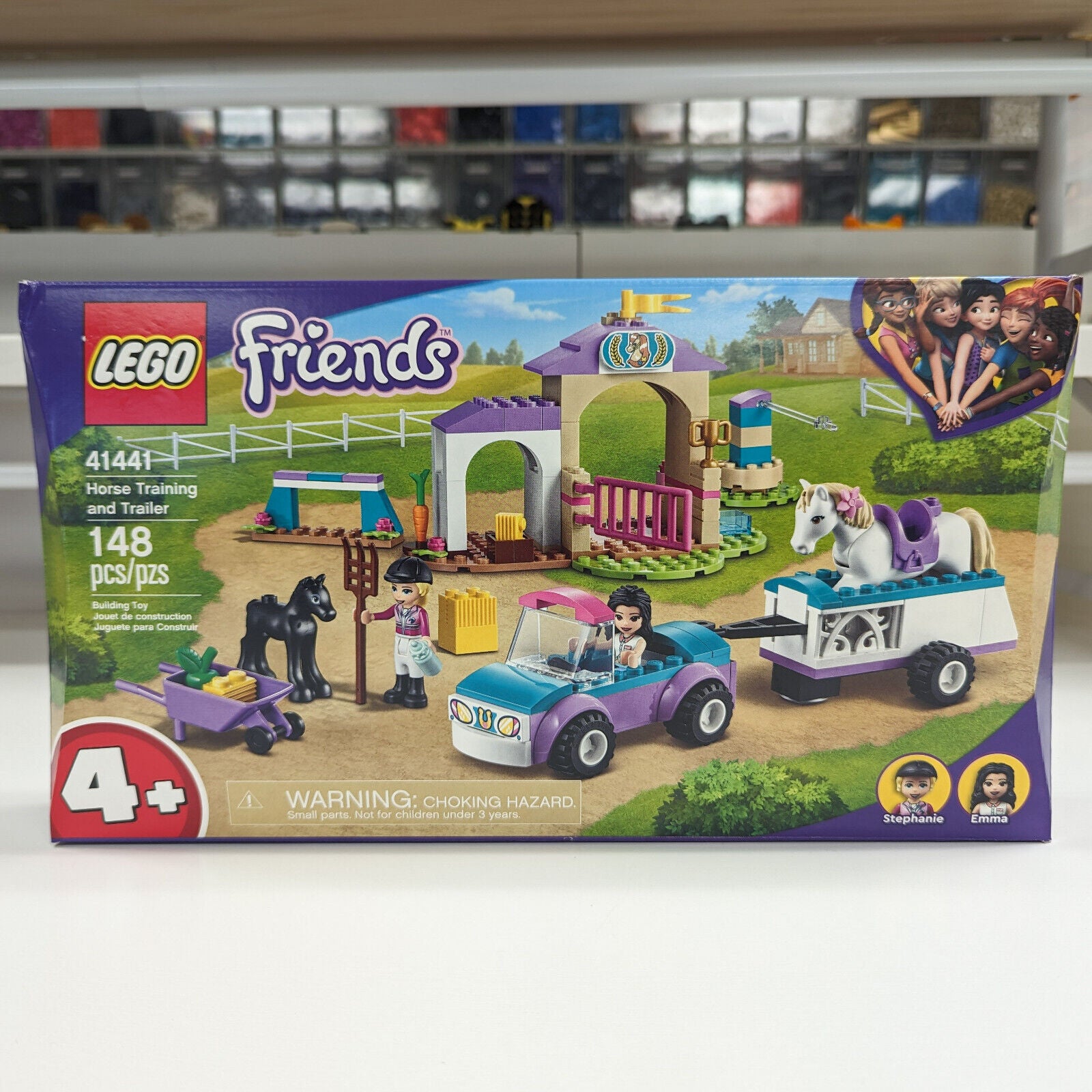 New Lego Friends Set: Horse Training and Trailer (41441) Stable Foal S