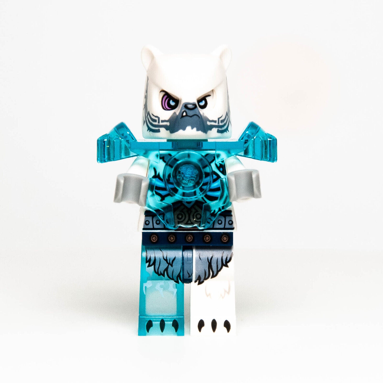 Lego Chima Minifigure - Iceklaw Heavy Armor (loc147) Ice Bear, Book Ex