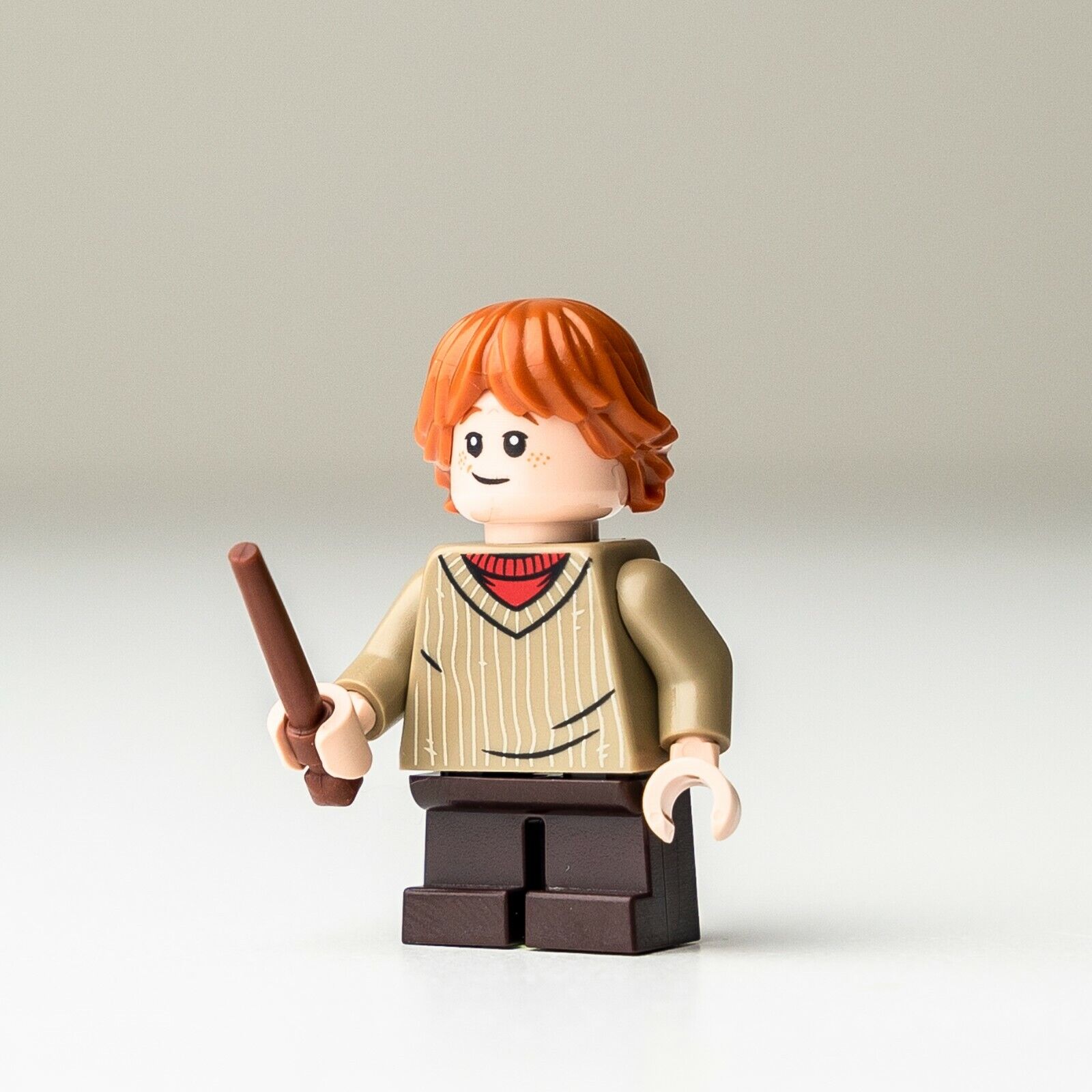 New LEGO Ron Weasley (Dark Tan Sweater) Minifigure - 4 Privet Drive (h