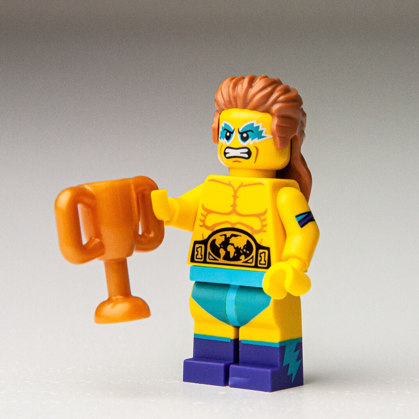 NEW Wrestling Champion - CMF Series 18 - 71011 (col15-14) LEGO Minifig