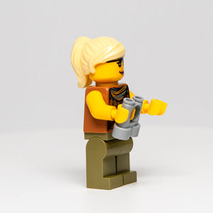 NEW LEGO Wildlife Resuce Minifigure - Jessica Sharpe (cty1302) w/ Bino