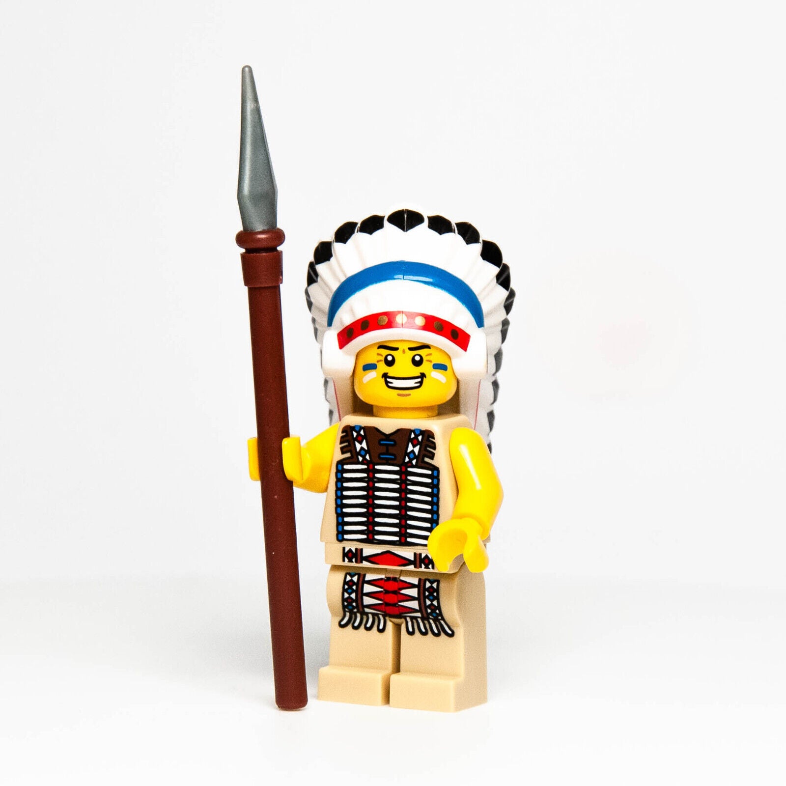 LEGO CMF Series 3 Minifigure- Tribal Chief (col03-3) 8803 Indian Nativ