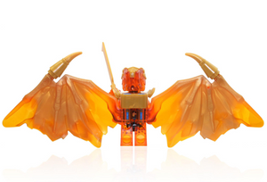 New Lego Ninjago Crystalized Minifigure: Golden Dragon Cole (njo781) 7