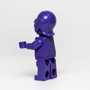 NEW LEGO Everyone is Awesome Dark Purple Monochrome Minfigure (tls107)