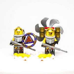 Lego City of Atlantis 7985 Minifigure Lot: Samantha (atl022) & Ace (at