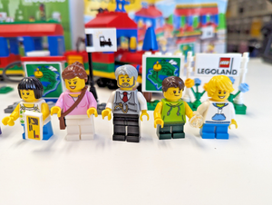 Lego Legoland Exclusive Set Lot: Driving School Cars (40347) & Train