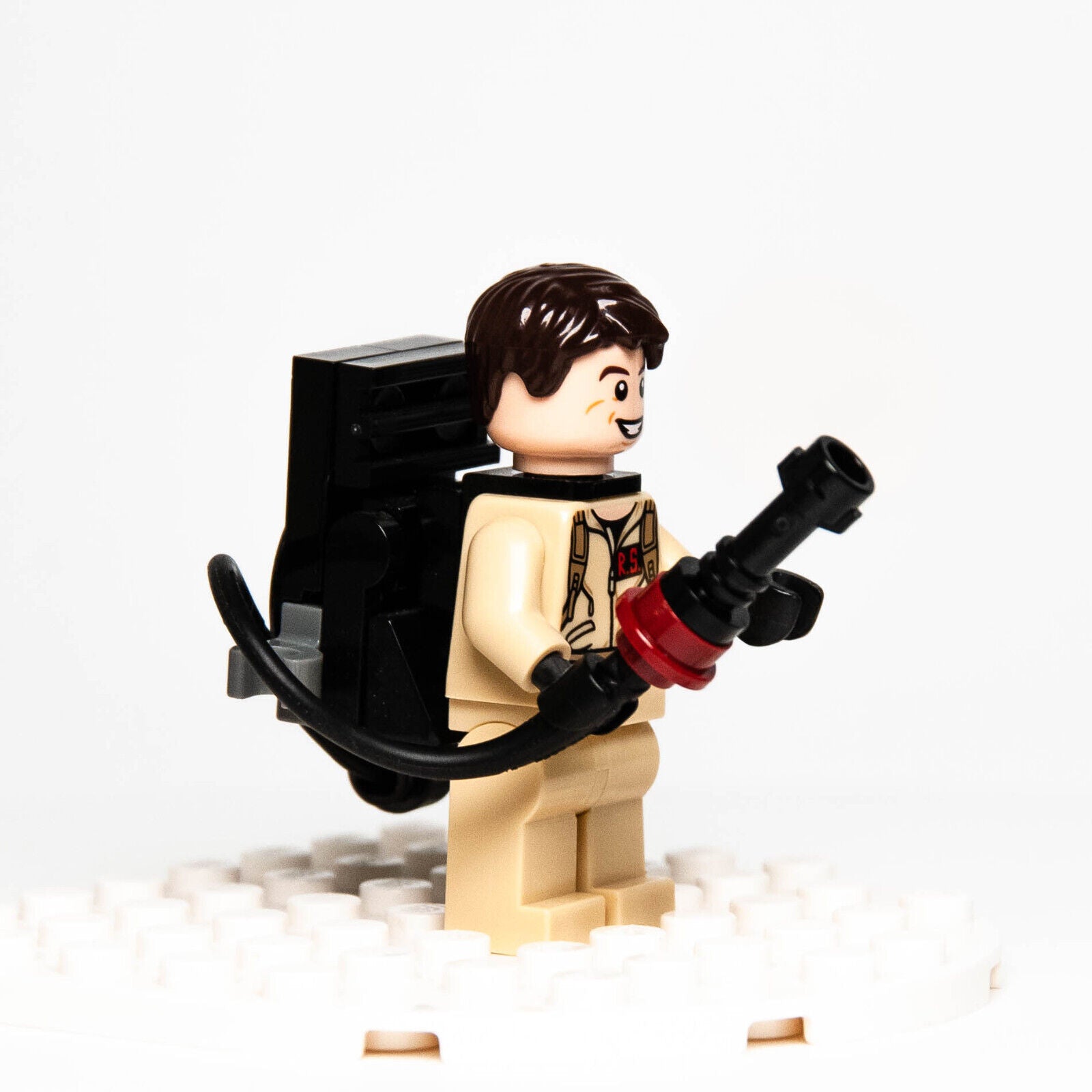 LEGO Ghostbusters Minifigure: Dr. Raymond Stantz 21108 Proton Pack Ect