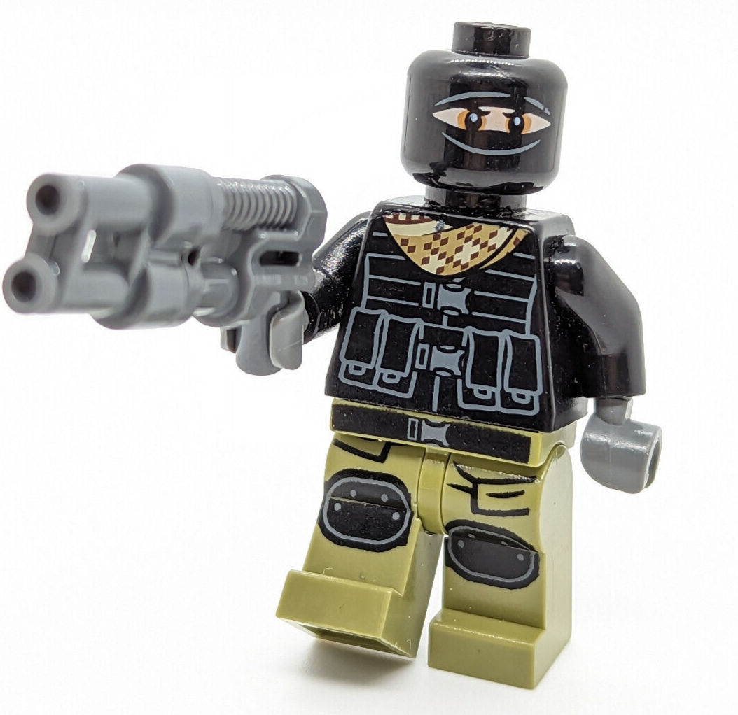Lego TMNT Minifigure - Foot Soldier Tactical, Balaclava Movie Version