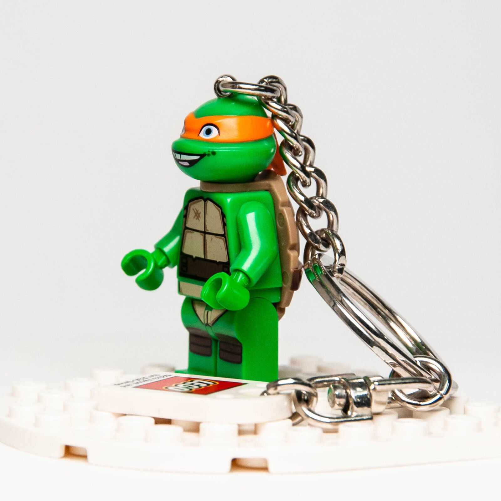 LEGO TMNT Keychain- Michelangelo Grin 850653 Teenage Mutant Ninja (tnt