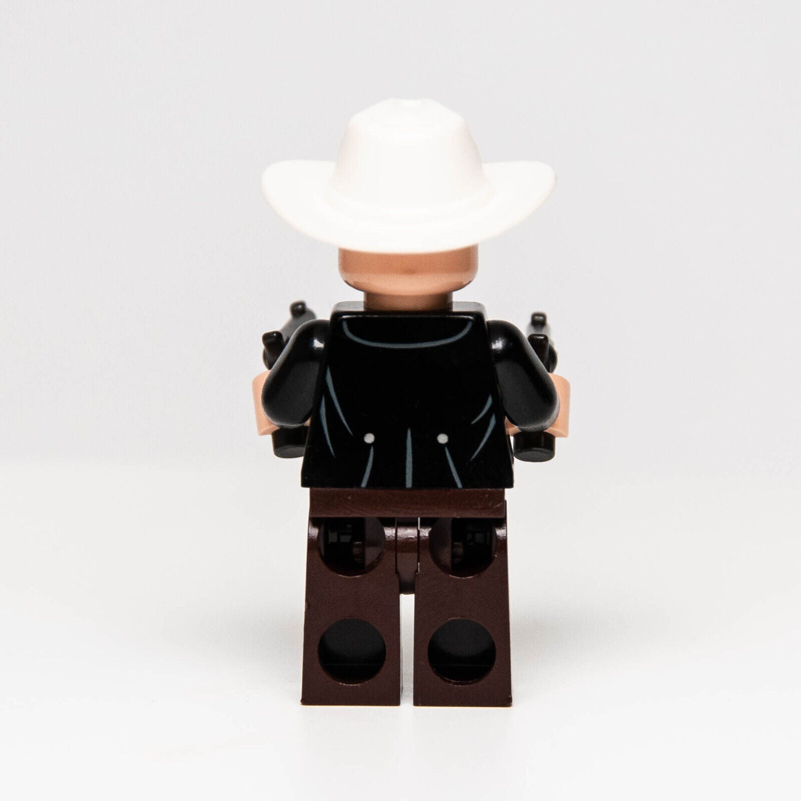 Lego Cowboy Sheriff Minifigure - The Lone Ranger w/ Pistol Revolvers