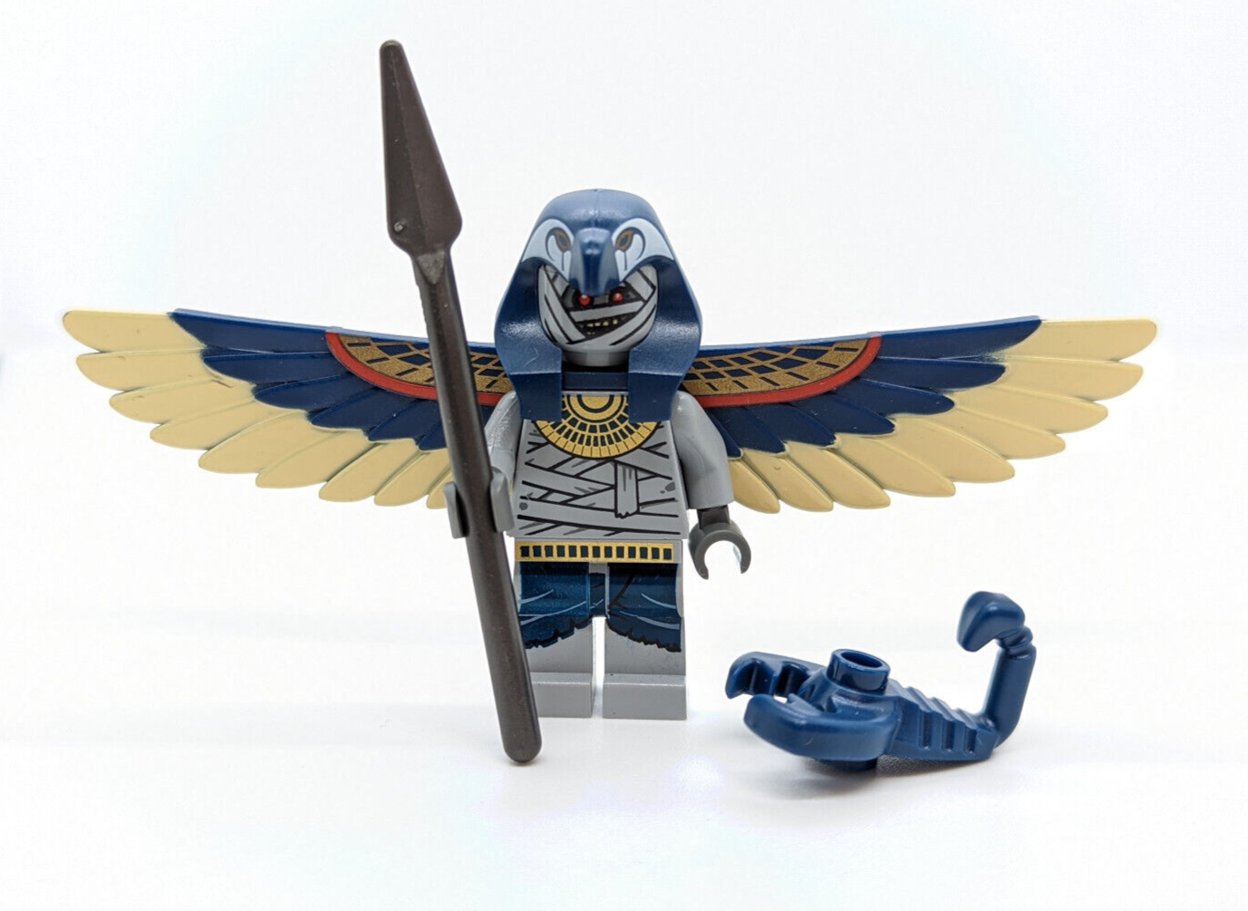 LEGO Flying Mummy Minifigure Pharaoh's Quest (pha005) with Spear & Sco