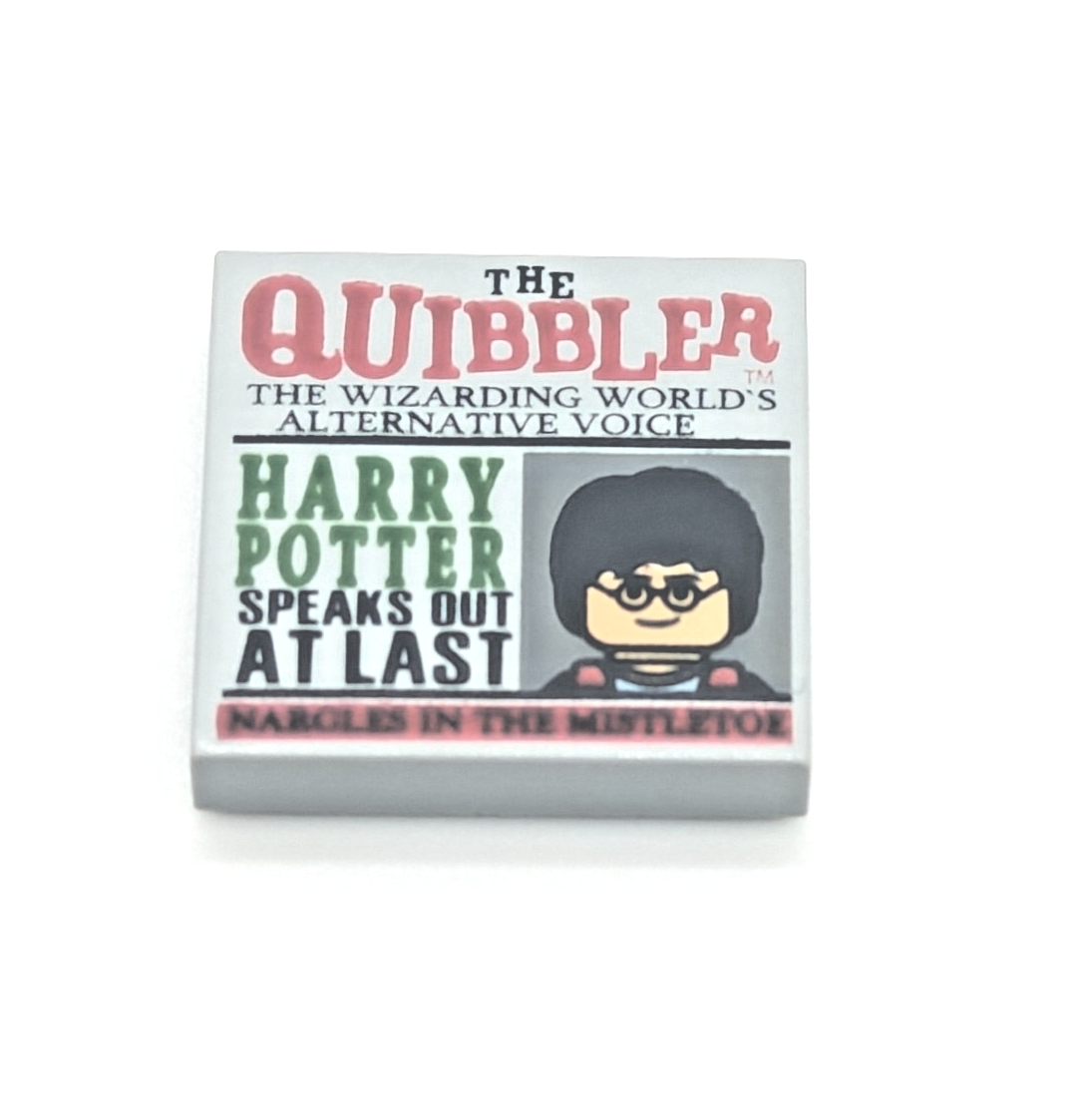 NEW Lego 2x2 Printed Tile - Harry Potter Quibbler 4842 Hogwarts 10217