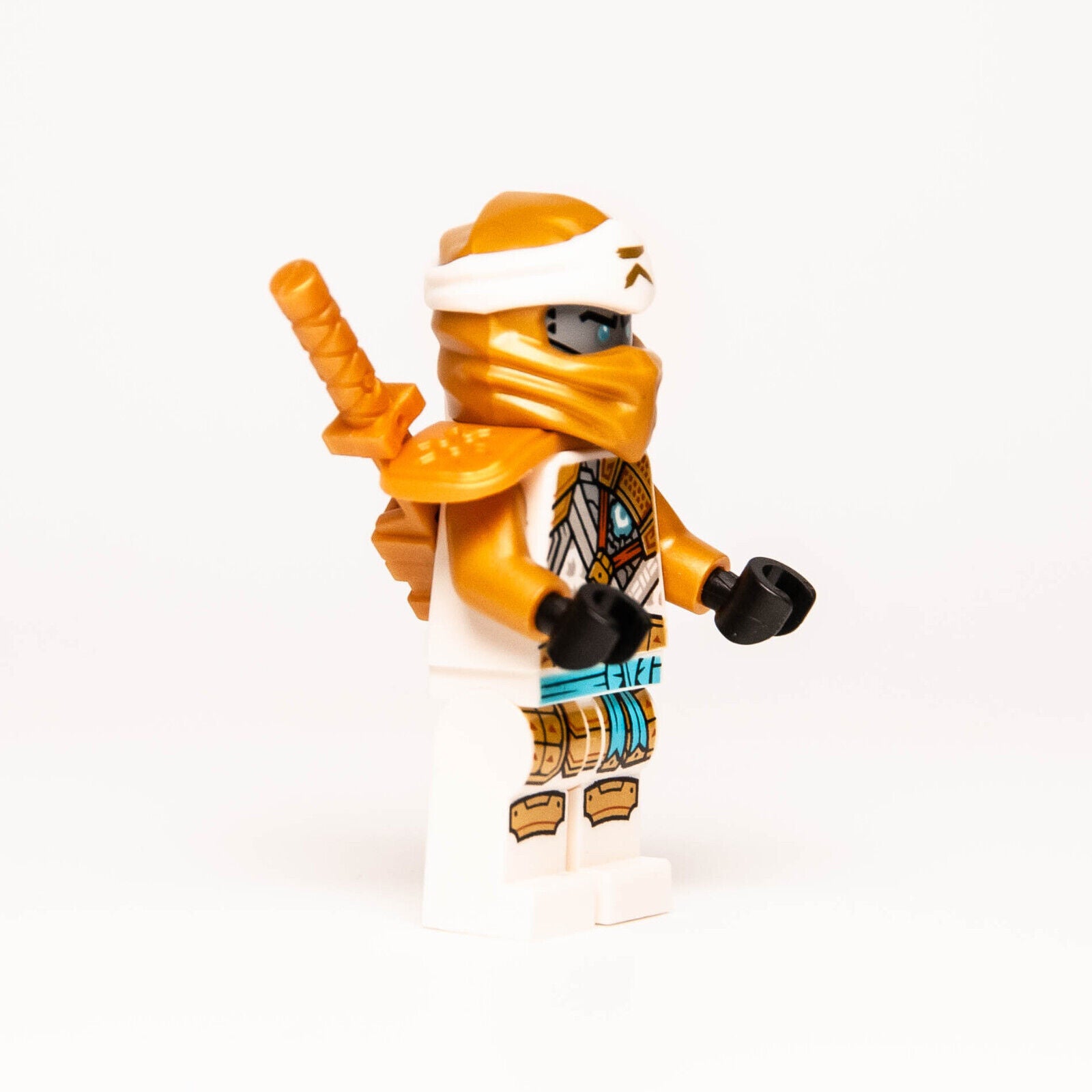 New LEGO Ninjago Minifigure - Zane Golden Ninja Crystalized (njo760) 7