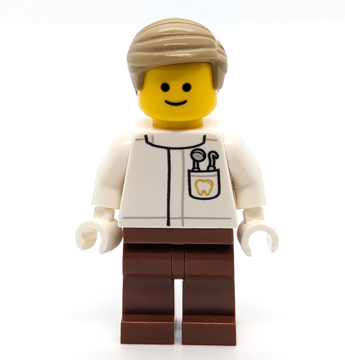 New LEGO City Minifigure - Male Dentist (twn272) 10255 Doctor Hygienis