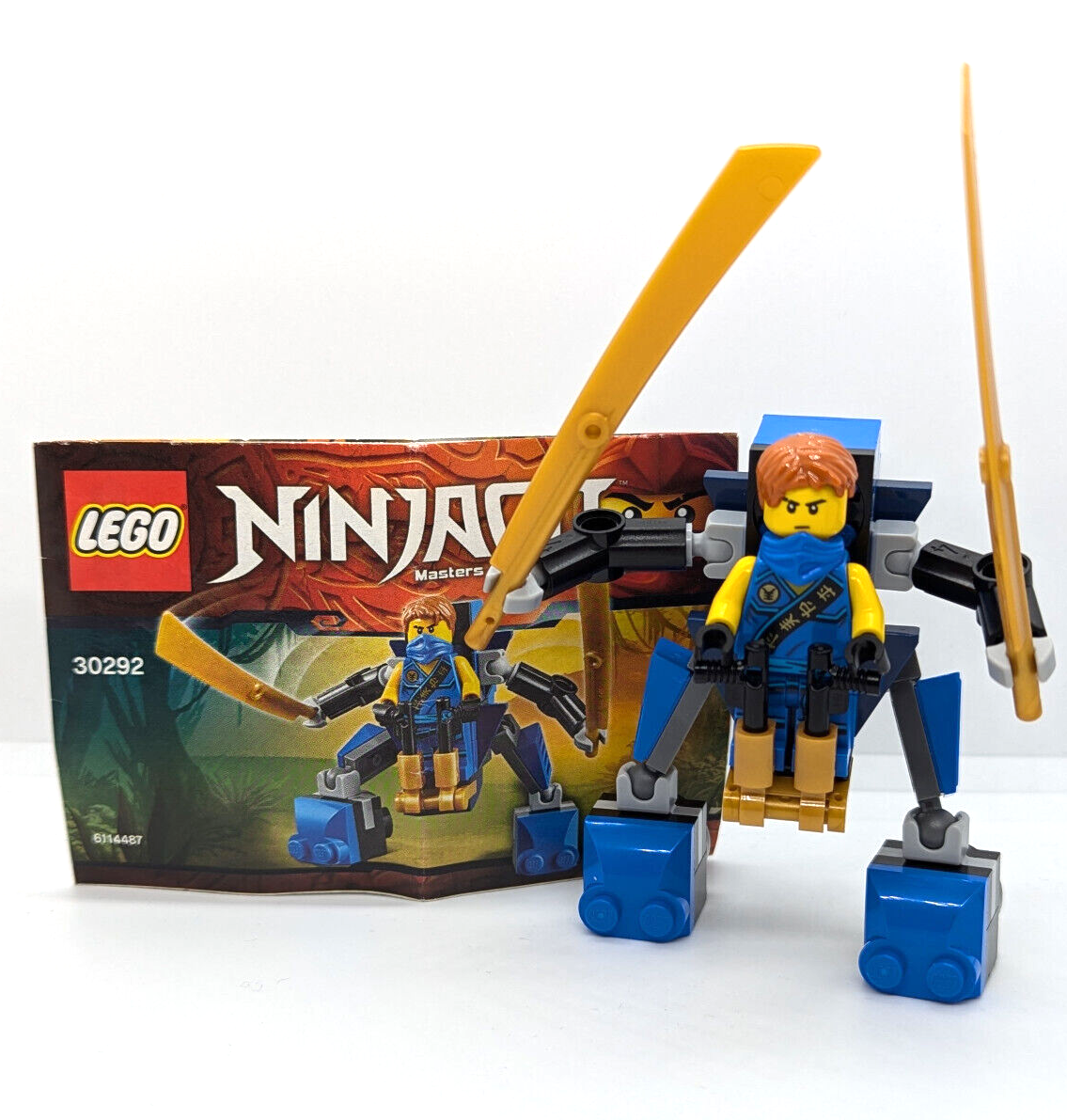 Lego Ninjago Minifigure Set - Jay Nanomech 30292 (njo137) Tournament E