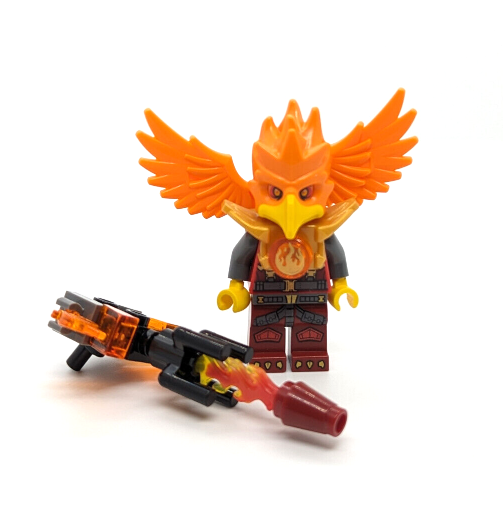 LEGO Chima Minifigure - Frax Dark Red Legs (loc144) 70228 Fire Phoenix