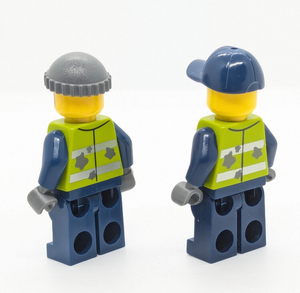 LEGO Movie Minifigure Lot: Garbage Man Dan & Grant 70805 Trash Chomper