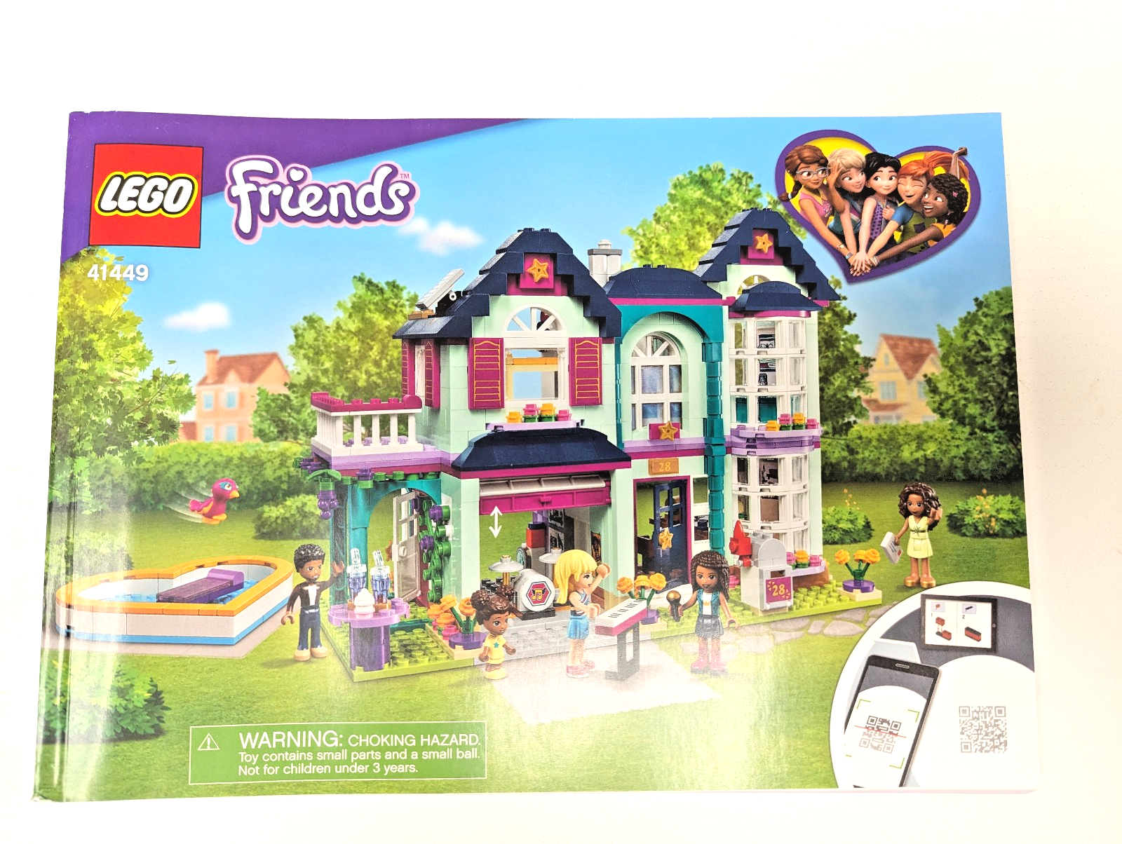 New LEGO® Andrea's Family Hous - Building -Instructions - Set 41449 Bo