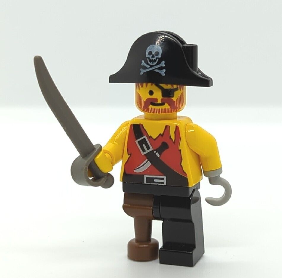 LEGO Pirate Minifigure w/ Sword, Peg Leg (pi022) Enchanted Island 6278