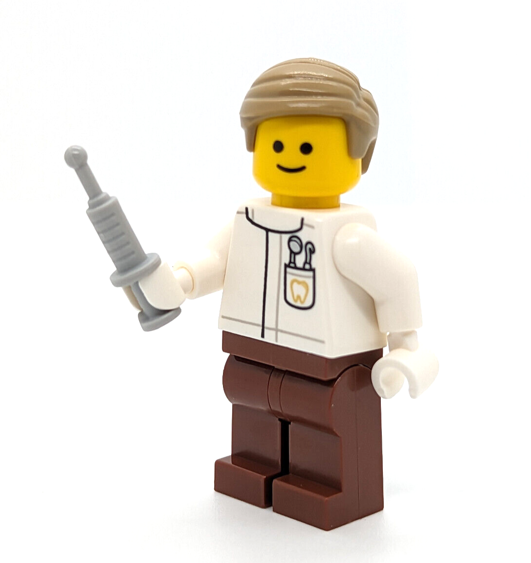 New LEGO City Minifigure - Male Dentist (twn272) 10255 Doctor Hygienis