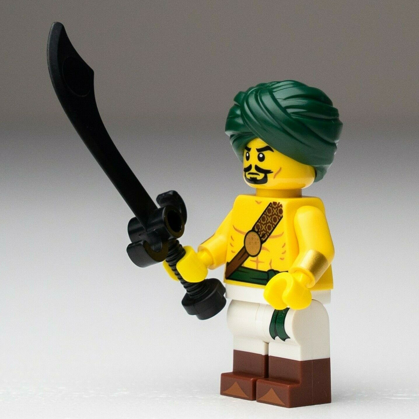 New LEGO Desert Warrior (w/ Stand and Accessories) Minifigure - (col16