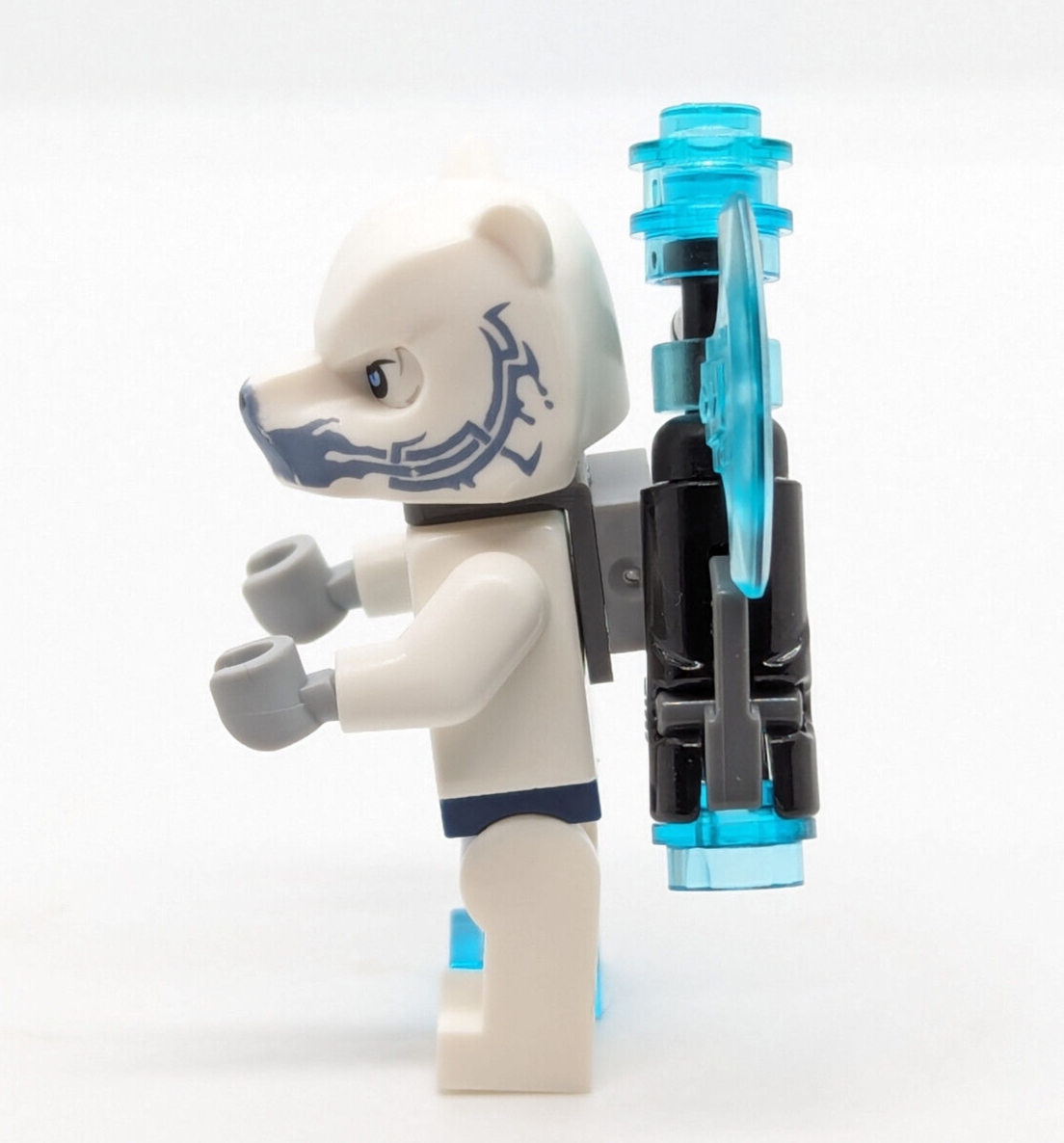 Lego Chima Minifigure Iceklaw (loc154) Freeze Cannon Ice Bear Tribe 70