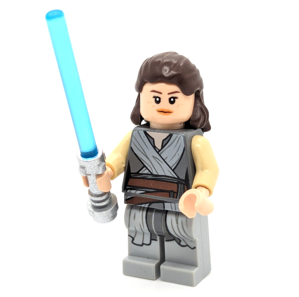 LEGO Star Wars Minifigure - Rey (sw0866) 75189 75216 Jedi Gray Robe