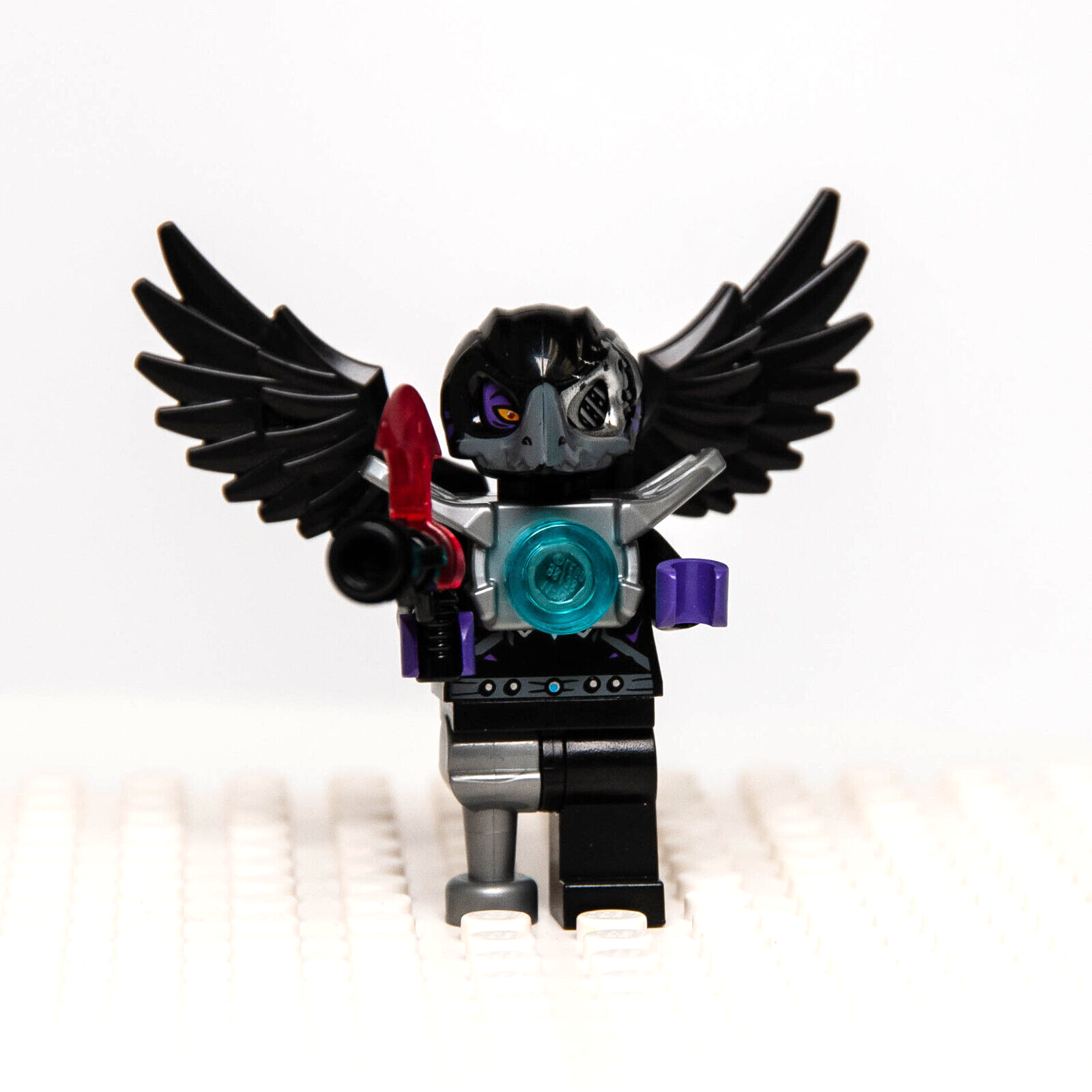 NEW Lego Chima Rizzo Minifigure (loc007) with Weapon