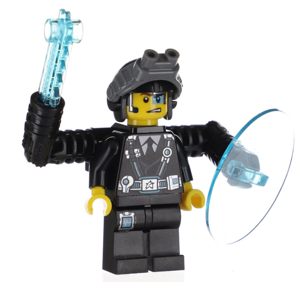 NEW Lego Ultra Agents Minifigure - Curtis Bolt w/ Shield (uagt013) 701