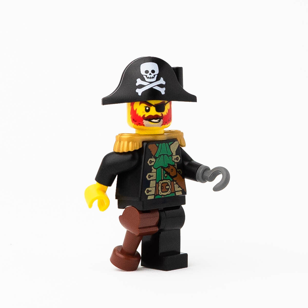 New LEGO Captain Redbeard Minifigure - Pirates of Barracuda Bay - 2132