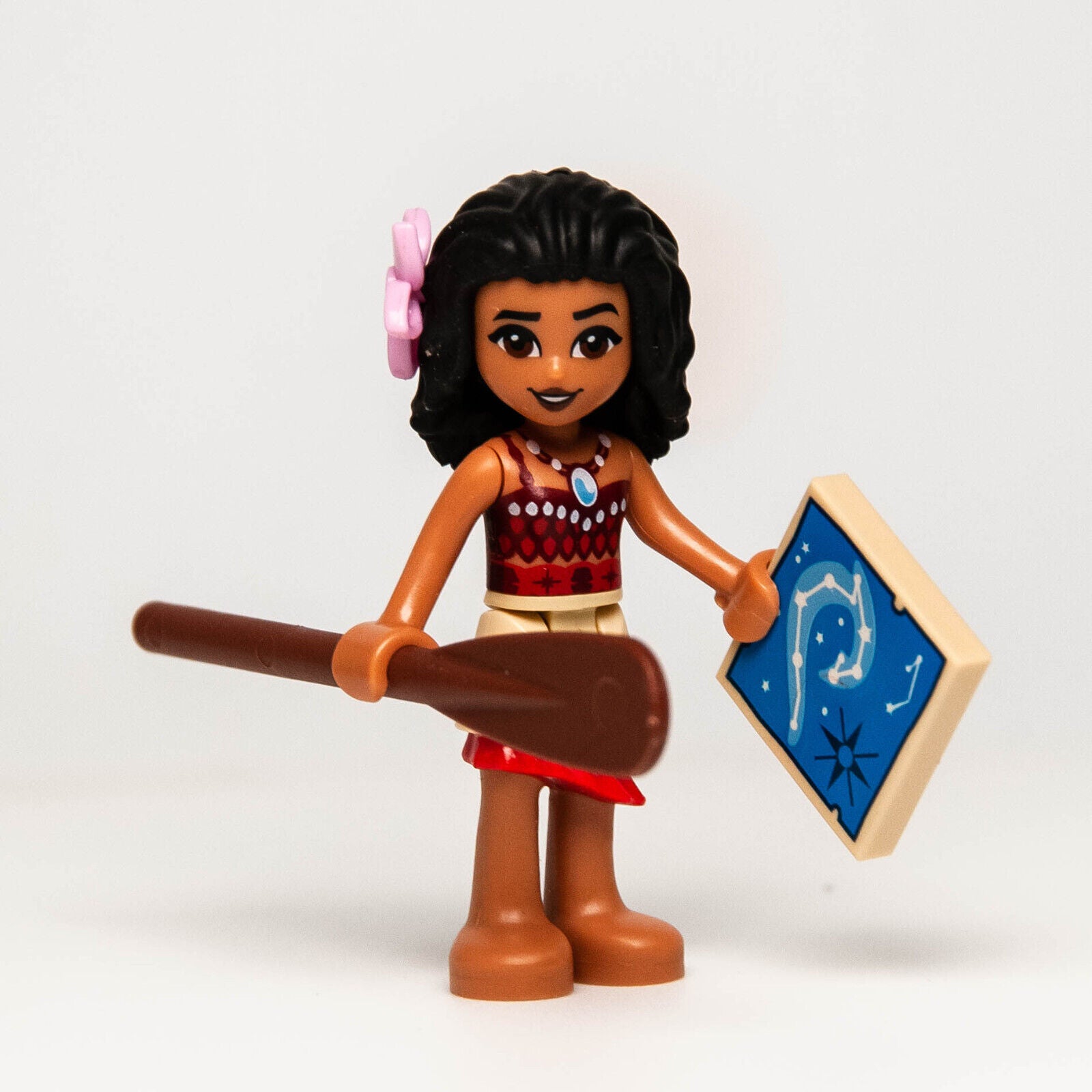 Lego Disney Princess Minifigure - Moana w/ Constellations Map (moa002)