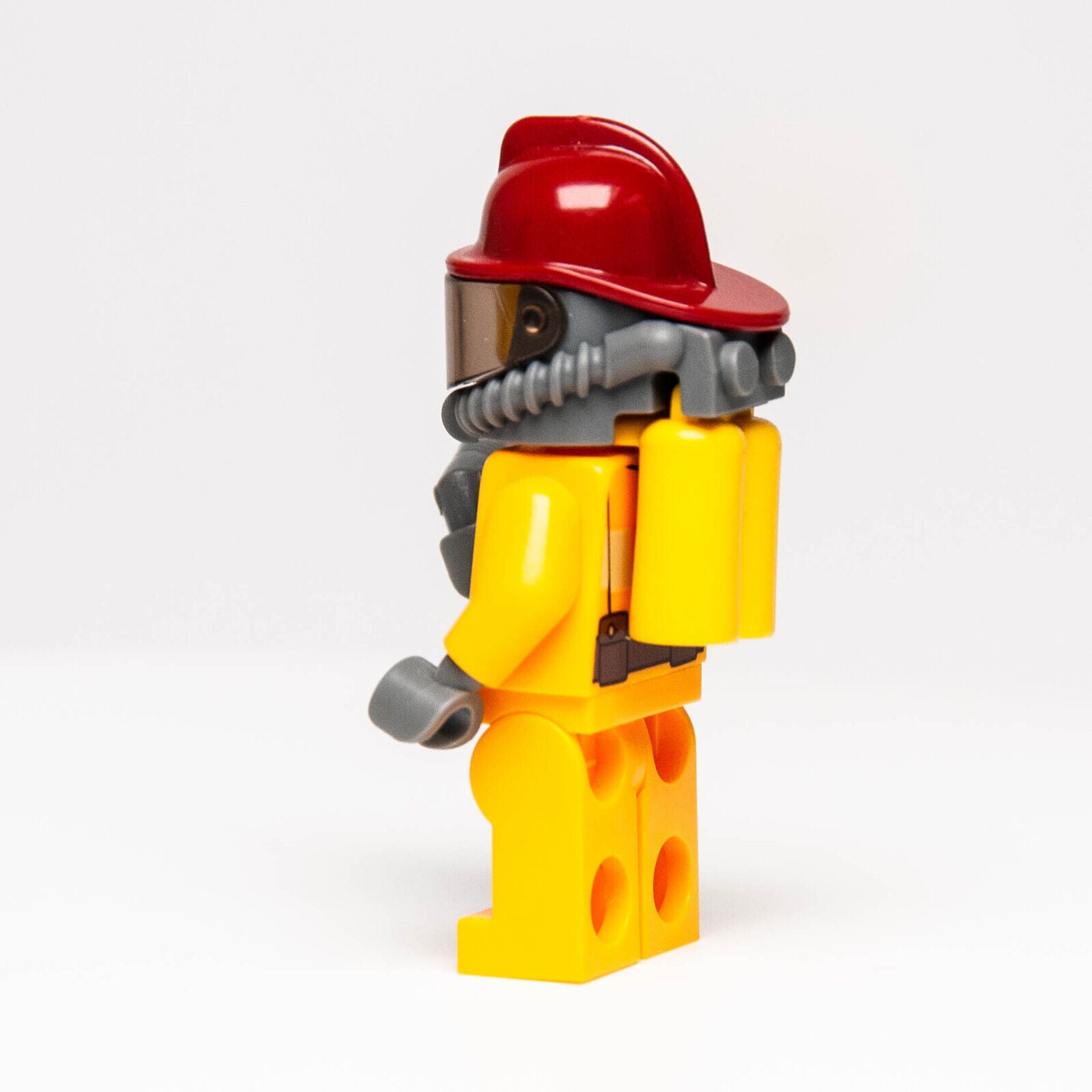 LEGO City Fire Minifigure (cty0287) 4427 853378 Fireman Dark Red Helme