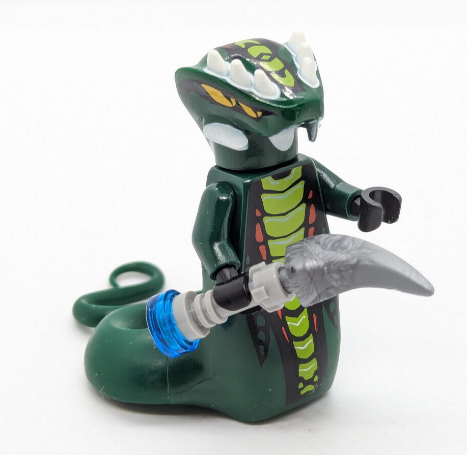 Lego Ninjago Green Snake Minifigure: Acidicus (njo066) 9450 Epic Drago