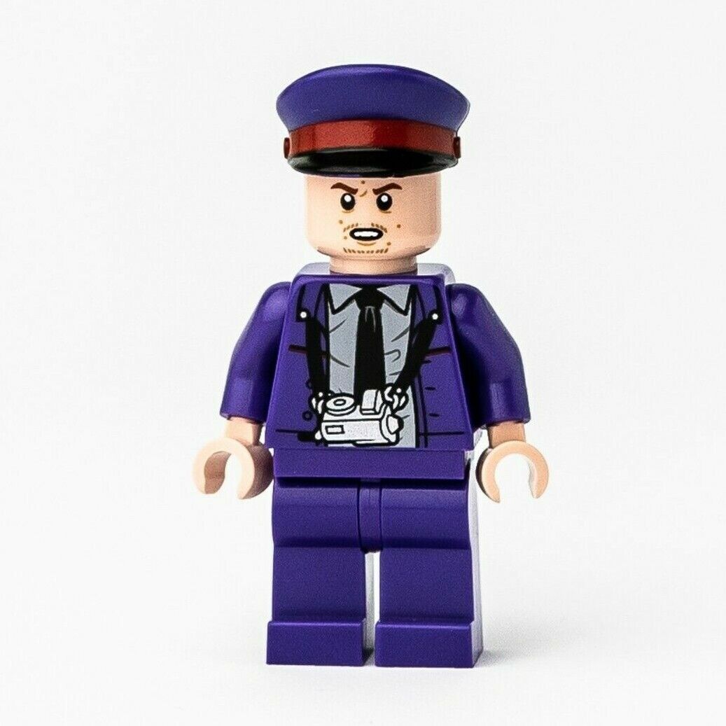New LEGO Stan Shunpike Minifigure (hp192) Knight Bus Conductor, Red Ba