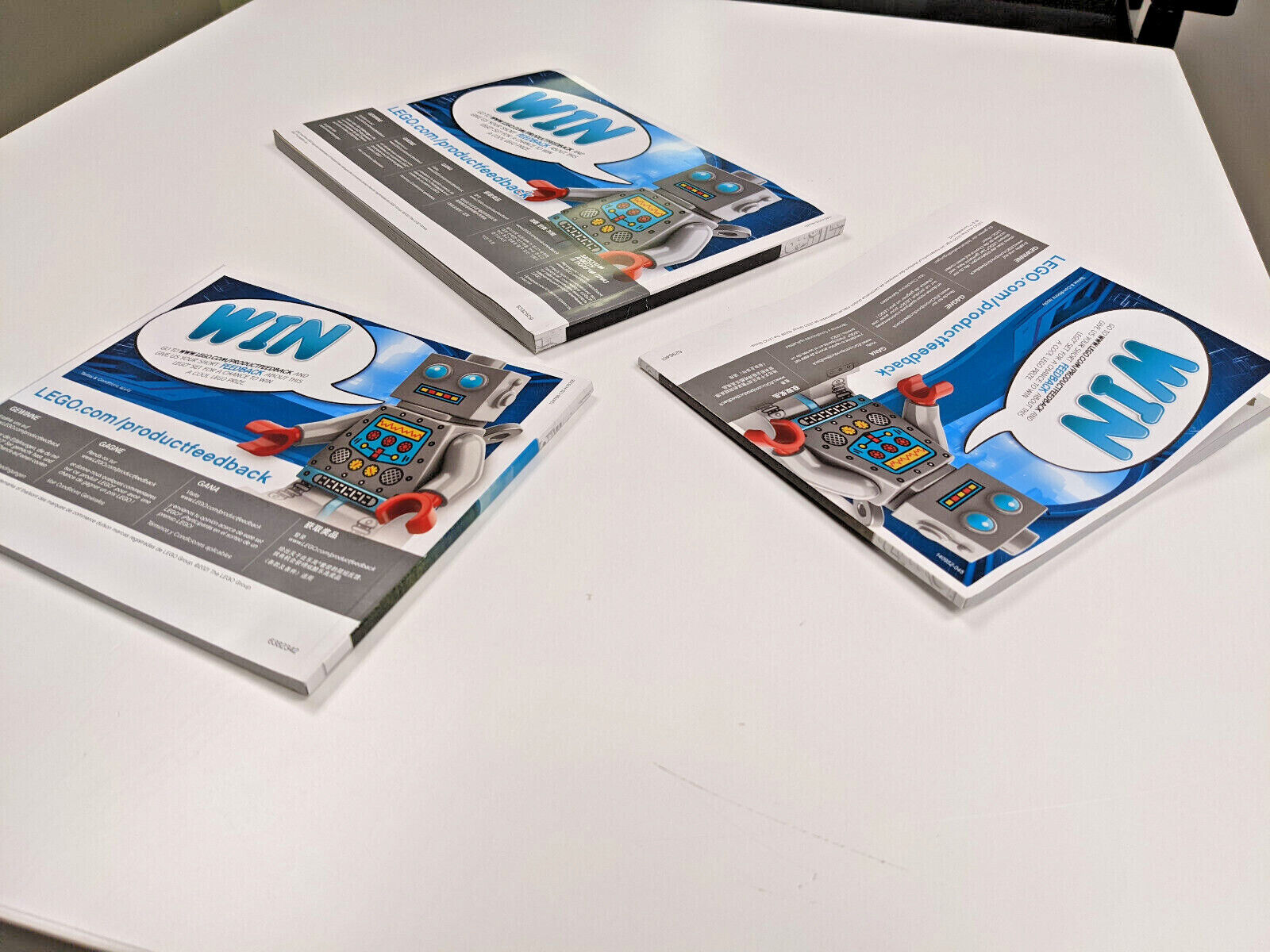 LEGO (Lot of 3 Manuals) Boba Fett, Mando, AT-ST Raider -INSTRUCTIONS O