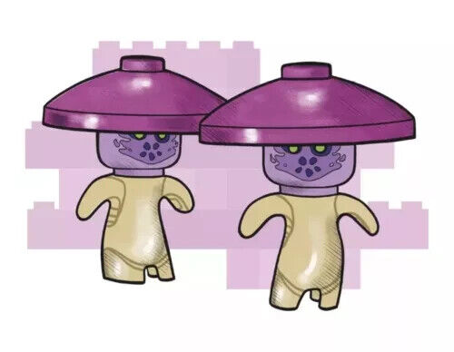 New Lego Dungeons & Dragons - Myconid Minifigure x 2 (idea186) 21348