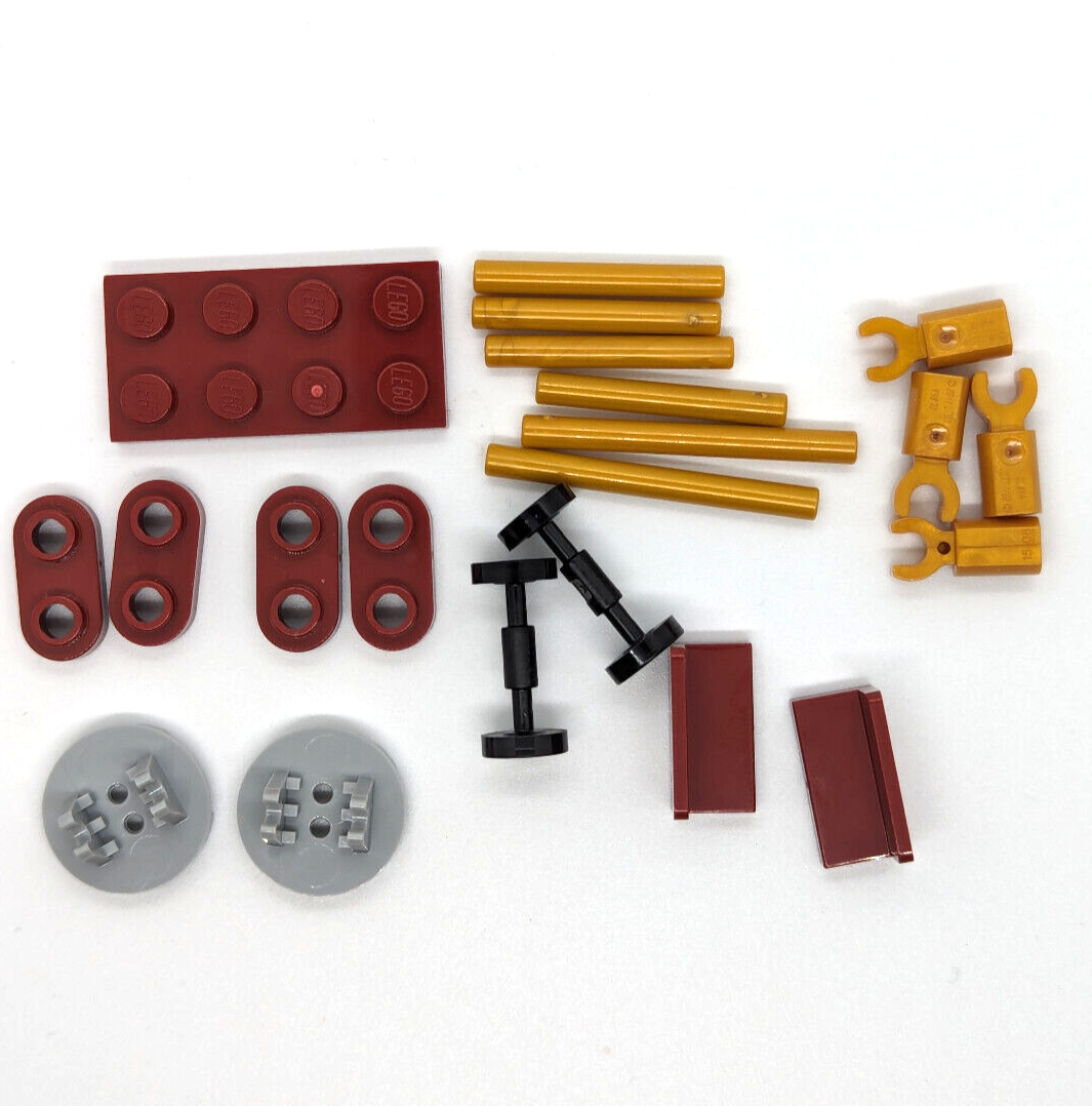 Lego Boutique Hotel Minifigures: Bellhop & Receptionist w/ Luggage Car