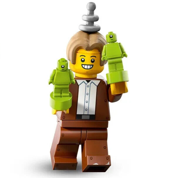 LEGO Space CMF 26 Minifigure: Alien Imposter 71046 (col26-2) col437 Gr