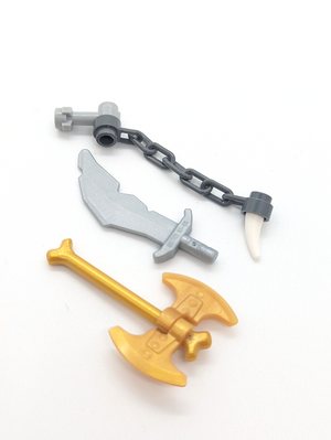 LEGO Ninjago Minifigure - Nuckal (njo025) Spinjitsu Golden Weapons 217