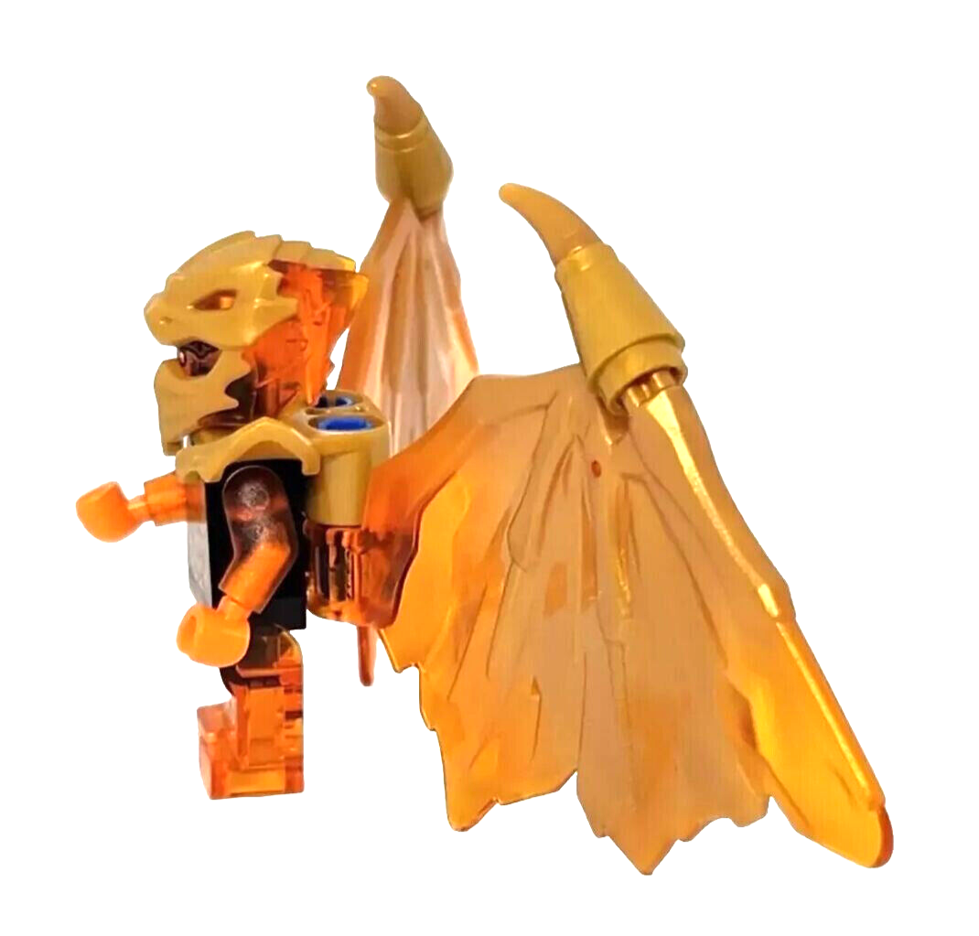 New Lego Ninjago Crystalized Minifigure: Golden Dragon Cole (njo781) 7