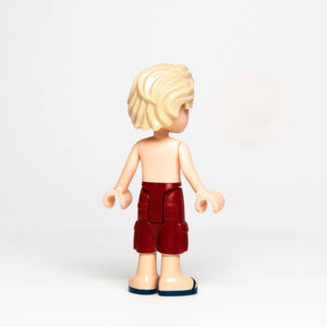 Lego Friends Boy Minifigure - Mason (frnd265) 41347 Shirtless Heartlak