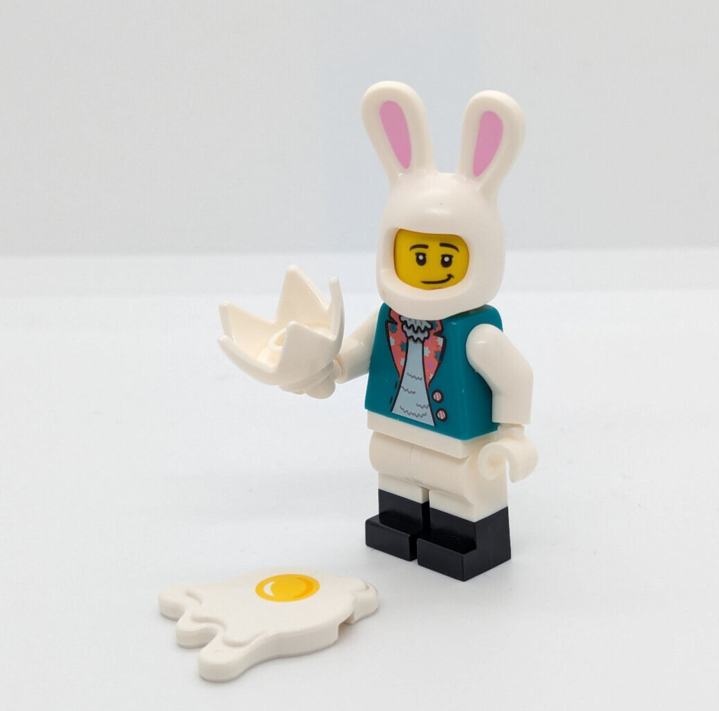 NEW LEGO Easter Bunny w/ Splattered Egg Minifigure BAM 2023 Spring Eas