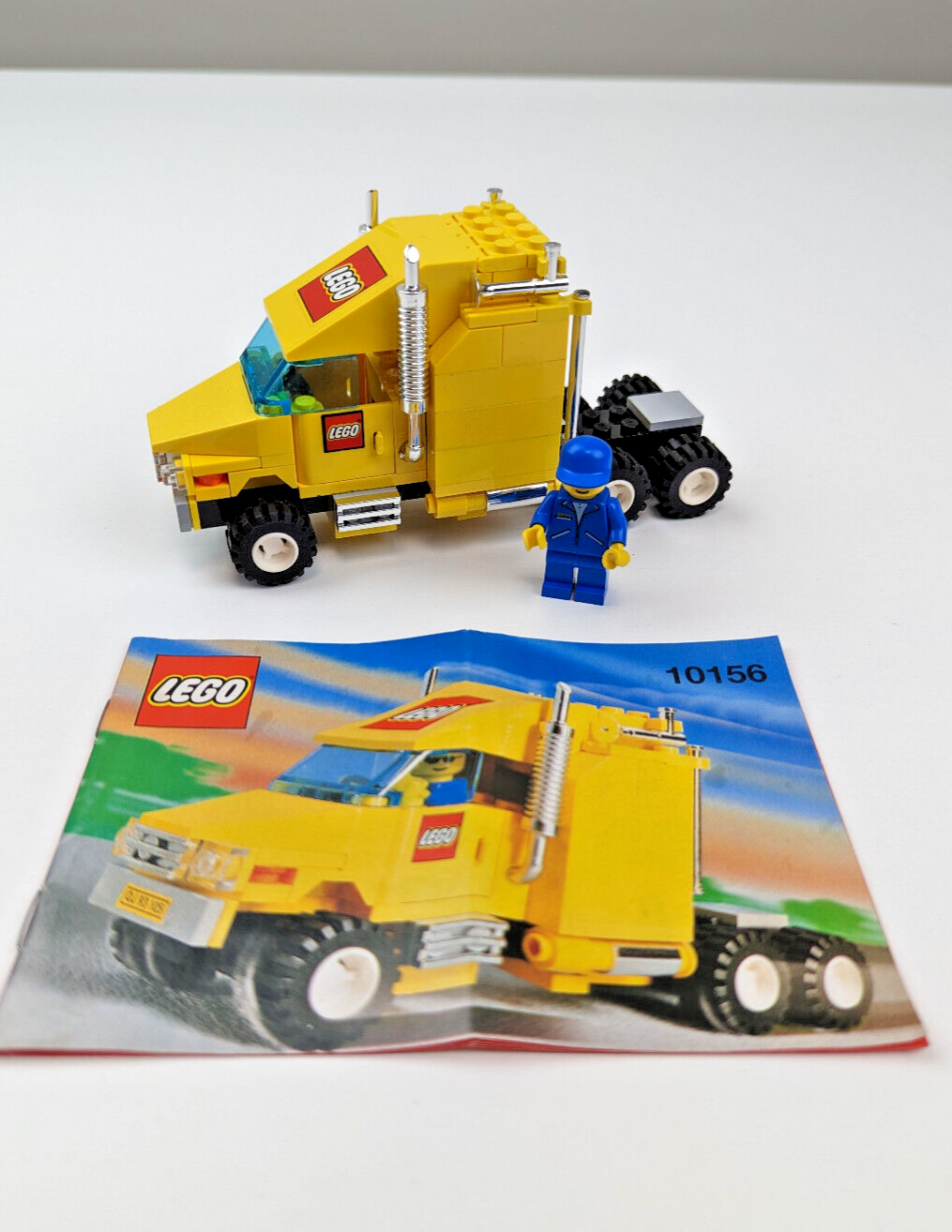 LEGO 10156 Chrome Semi Truck Cab Classic Town w/ Instructions