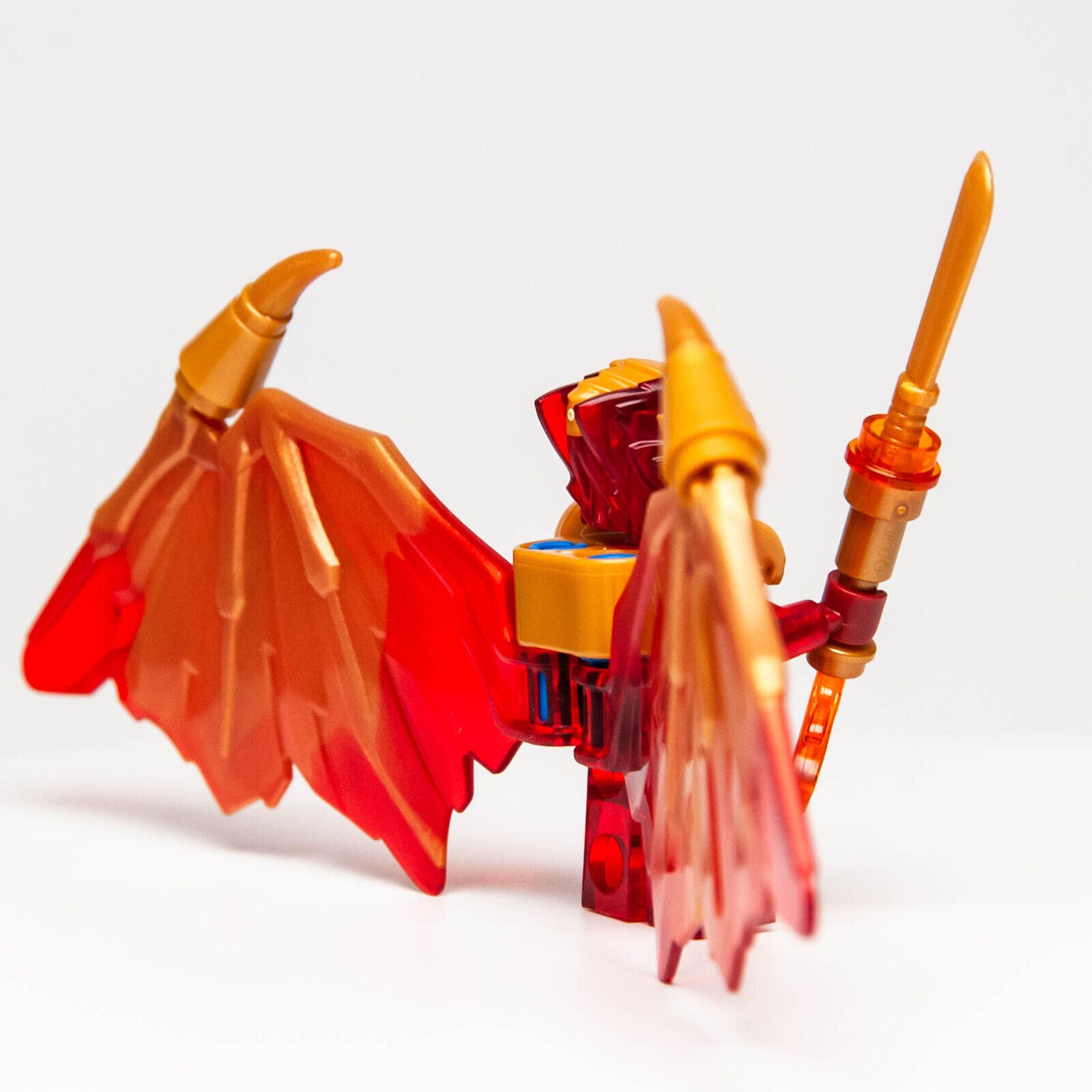 New Lego Ninjago Crystallized Minifigure: Golden Dragon Kai (njo757) 7
