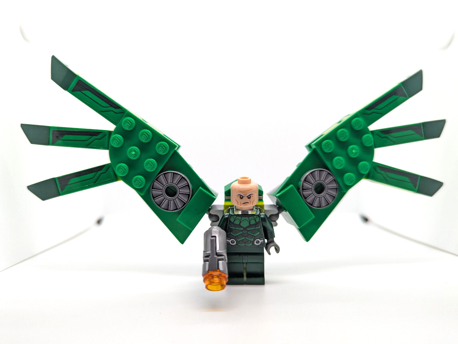 LEGO Marvel Spider-Man The Vulture Minifigure w/ Wings and Weapon 7611