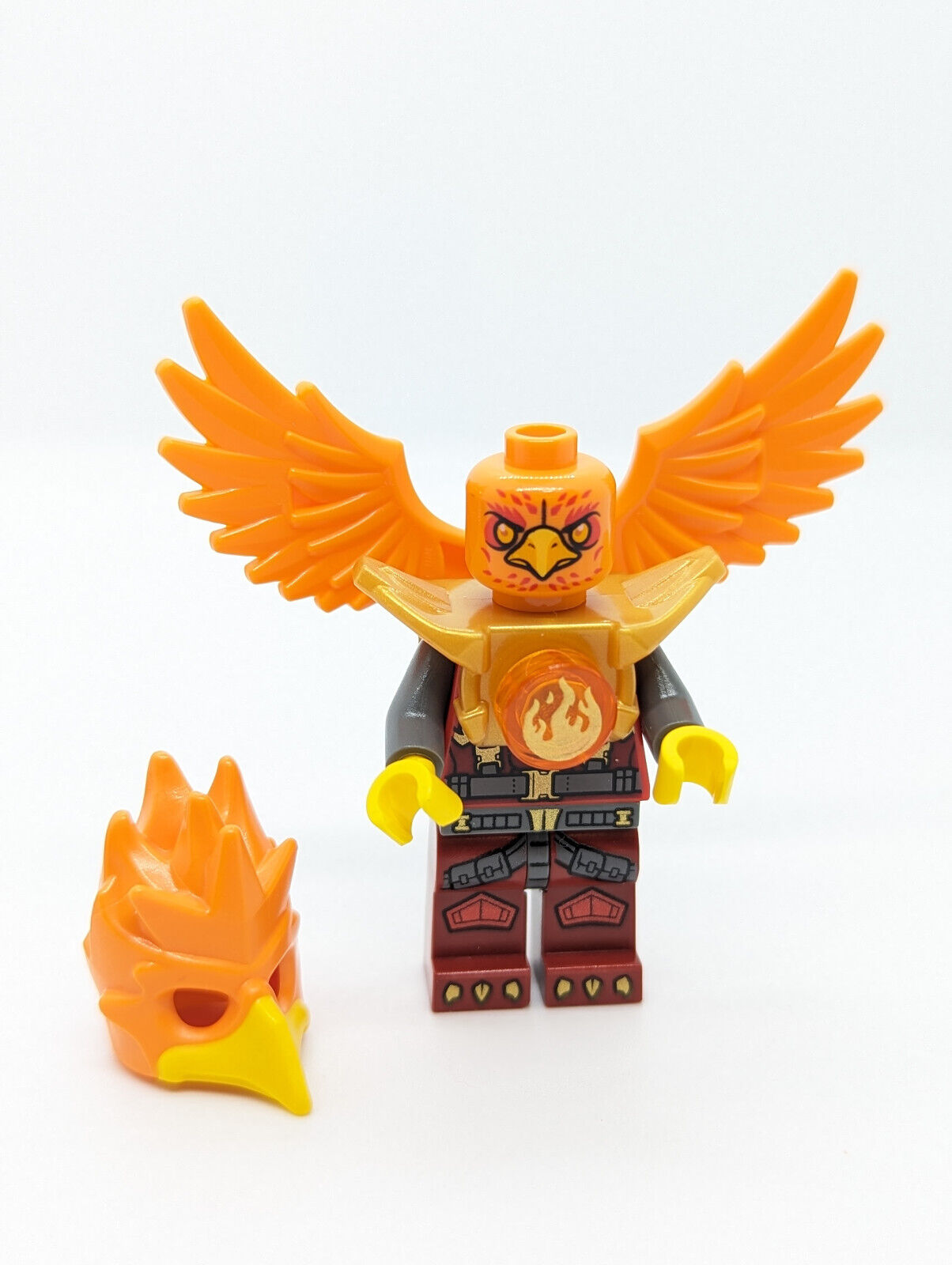 LEGO Chima Minifigure - Frax Dark Red Legs (loc144) 70228 Fire Phoenix