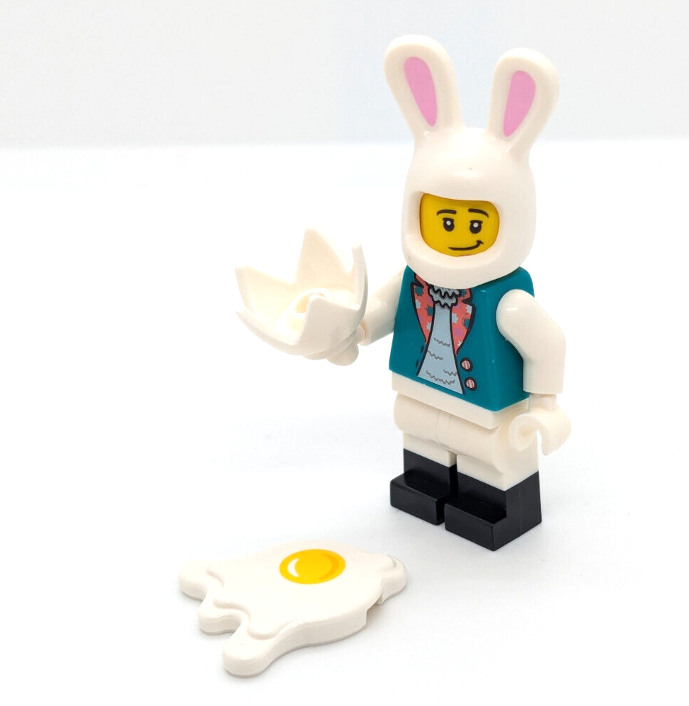 NEW LEGO Easter Bunny w/ Splattered Egg Minifigure BAM 2023 Spring Eas